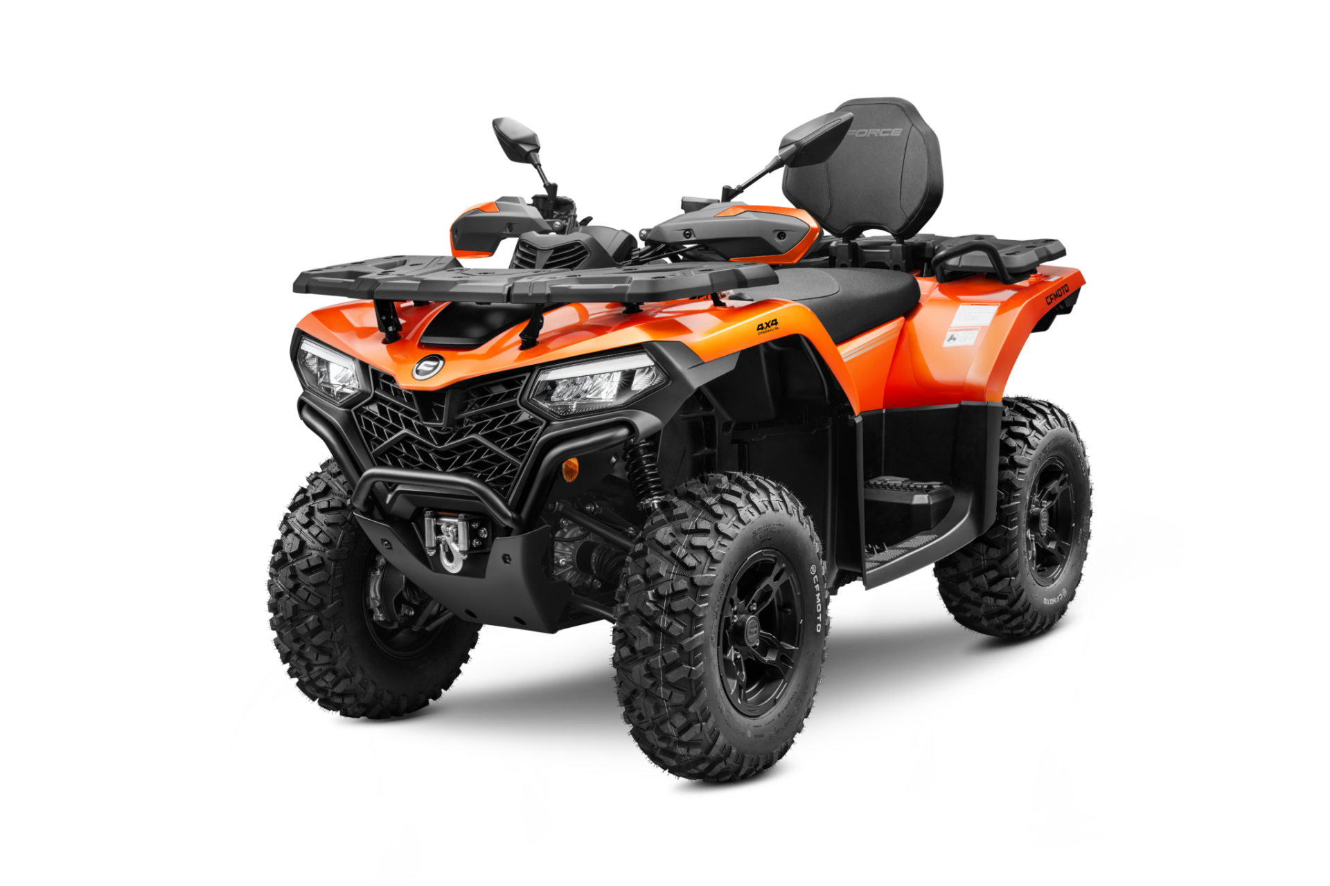 CF Moto 520 EFI EPS Fyrhjuling / ATV Orange Lång - Söderströms